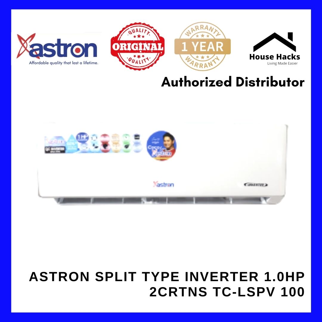 Astron Split Type Inverter 1.0HP 2Crtns TC-LSPV 100 (House Hacks ...