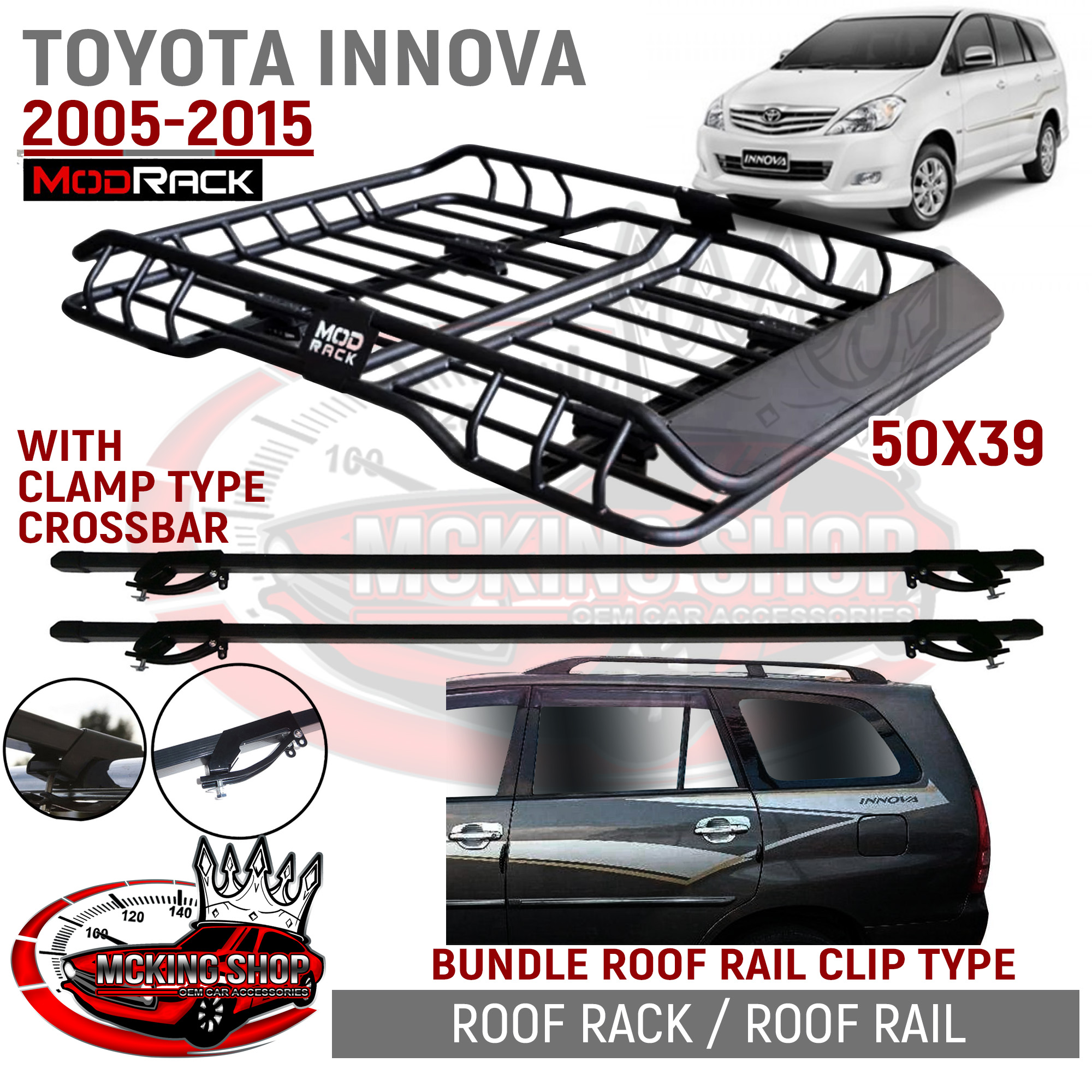 Toyota Innova 2005-2015 MOD RACK / MODRACK Steel Roof Rack / Roofrack ...