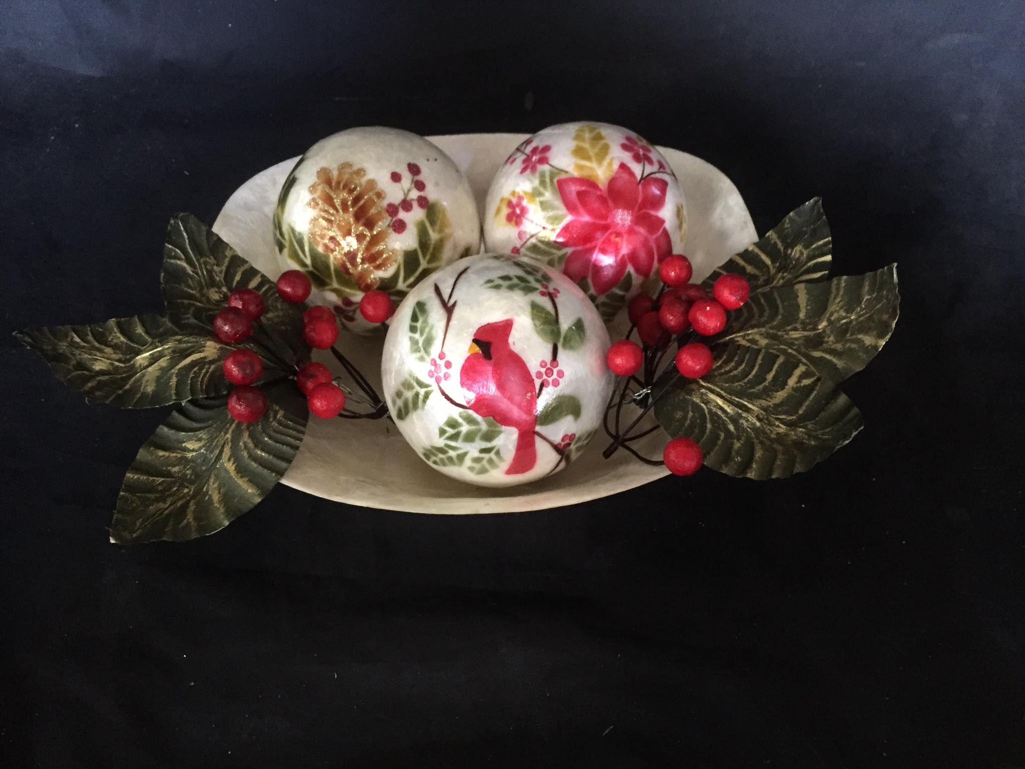 6-PCS ASSORTED CAPIZ CHRISTMAS BALLS | Lazada PH