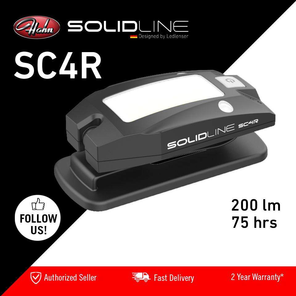 Solidline SC4R Rechargeable Clip Light | Lazada PH