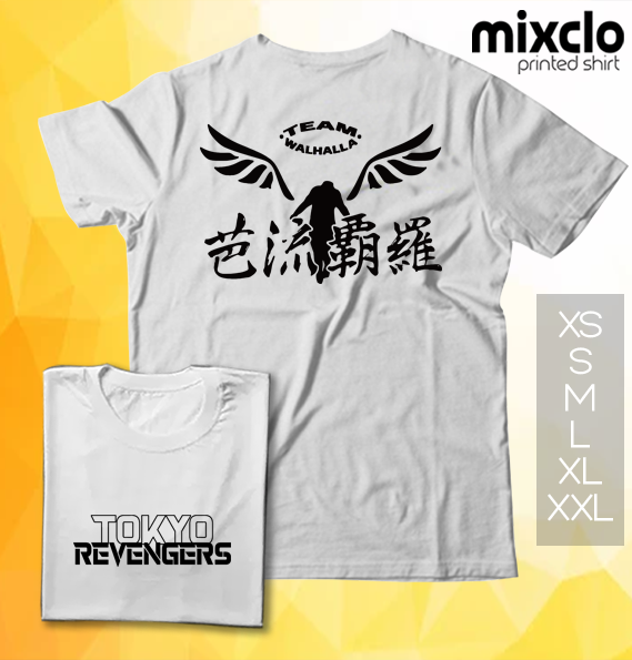 TOKYO REVENGERS TEAM WALHALLA VALHALLA ANIME MANGA DESIGN SHRIT (MX510 ...