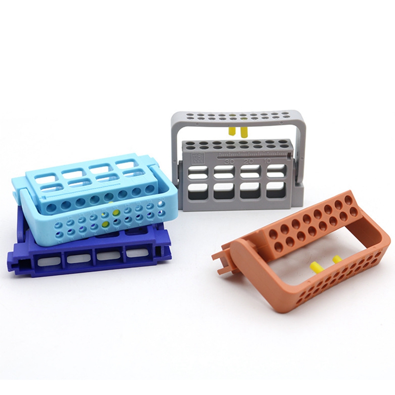 5 PCS Endo Block with Memory Function 16-Hole Endodontic File Rack ...