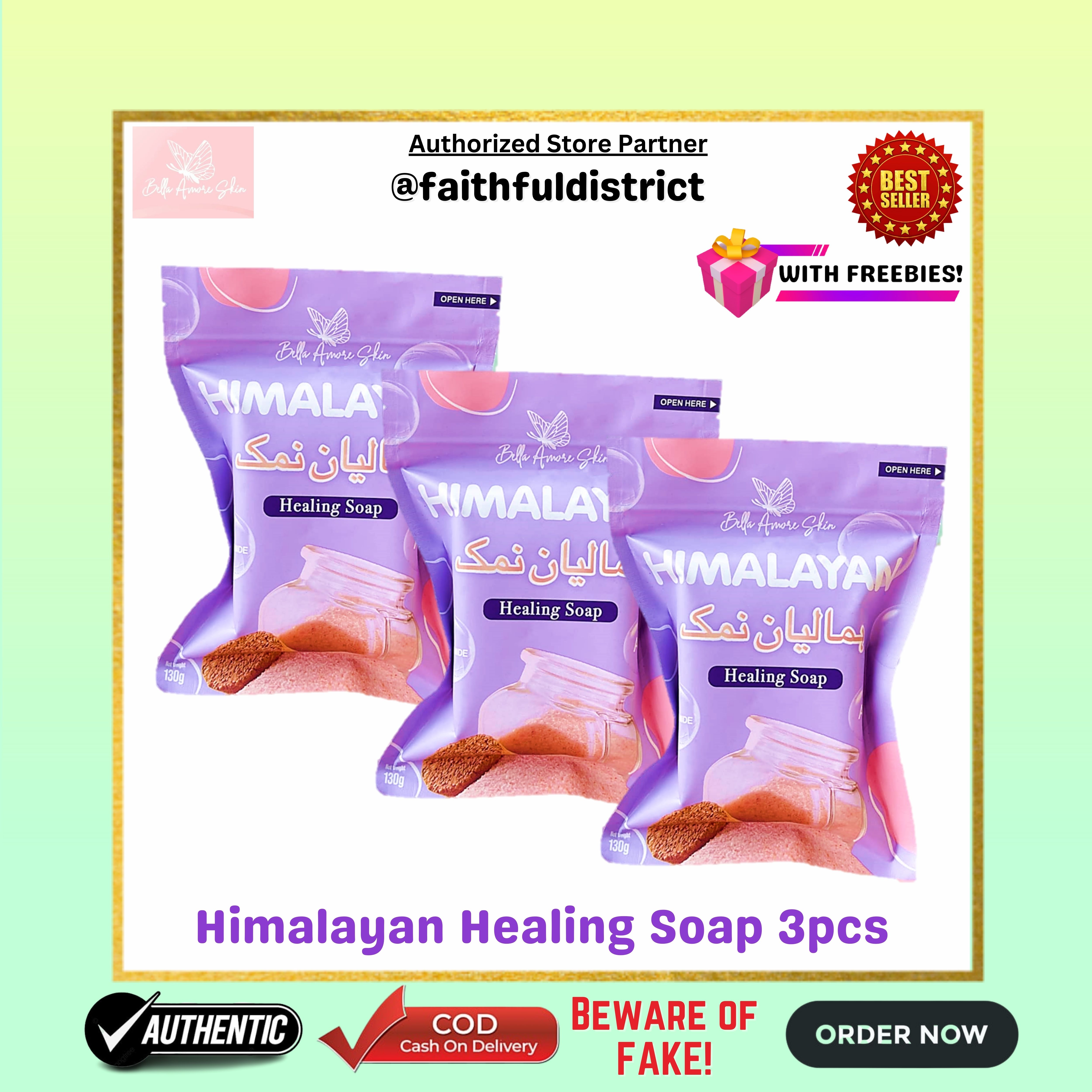 [Faithful District] ONHAND Original Himalayan Healing Soap Pink Salt ...