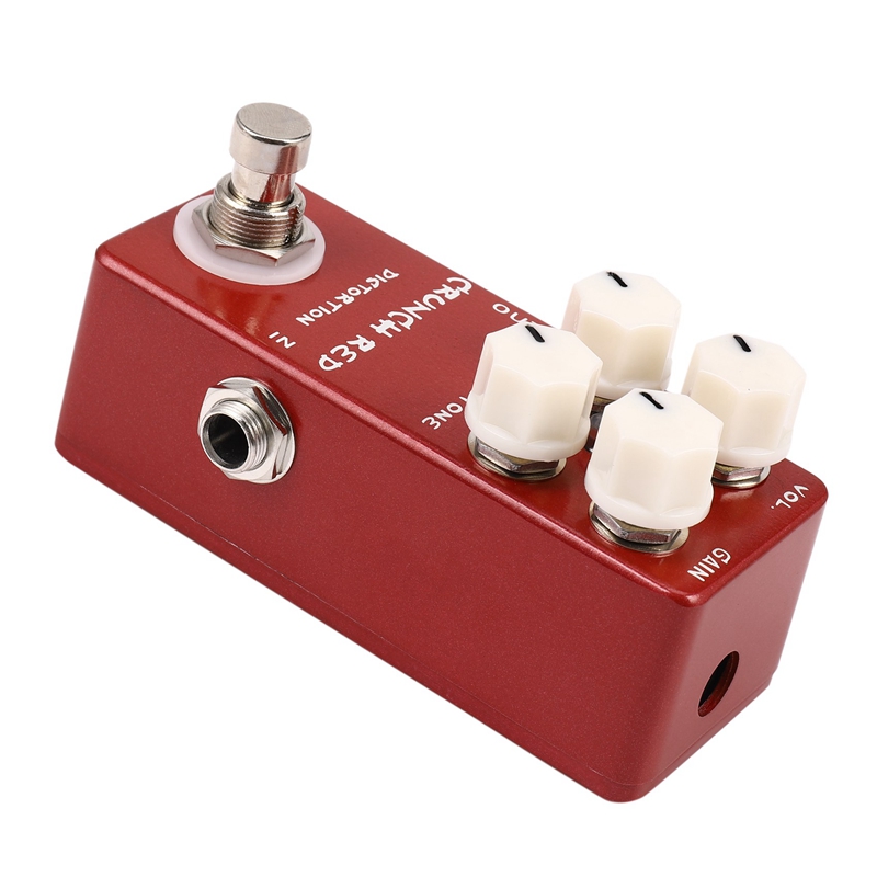 Mosky Mini Guitar Effect Pedal Mini Crunch Red Distortion Guitar Pedal ...