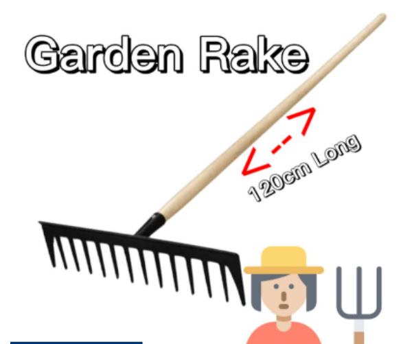 Garden Rake handle 120cm long | Lazada PH