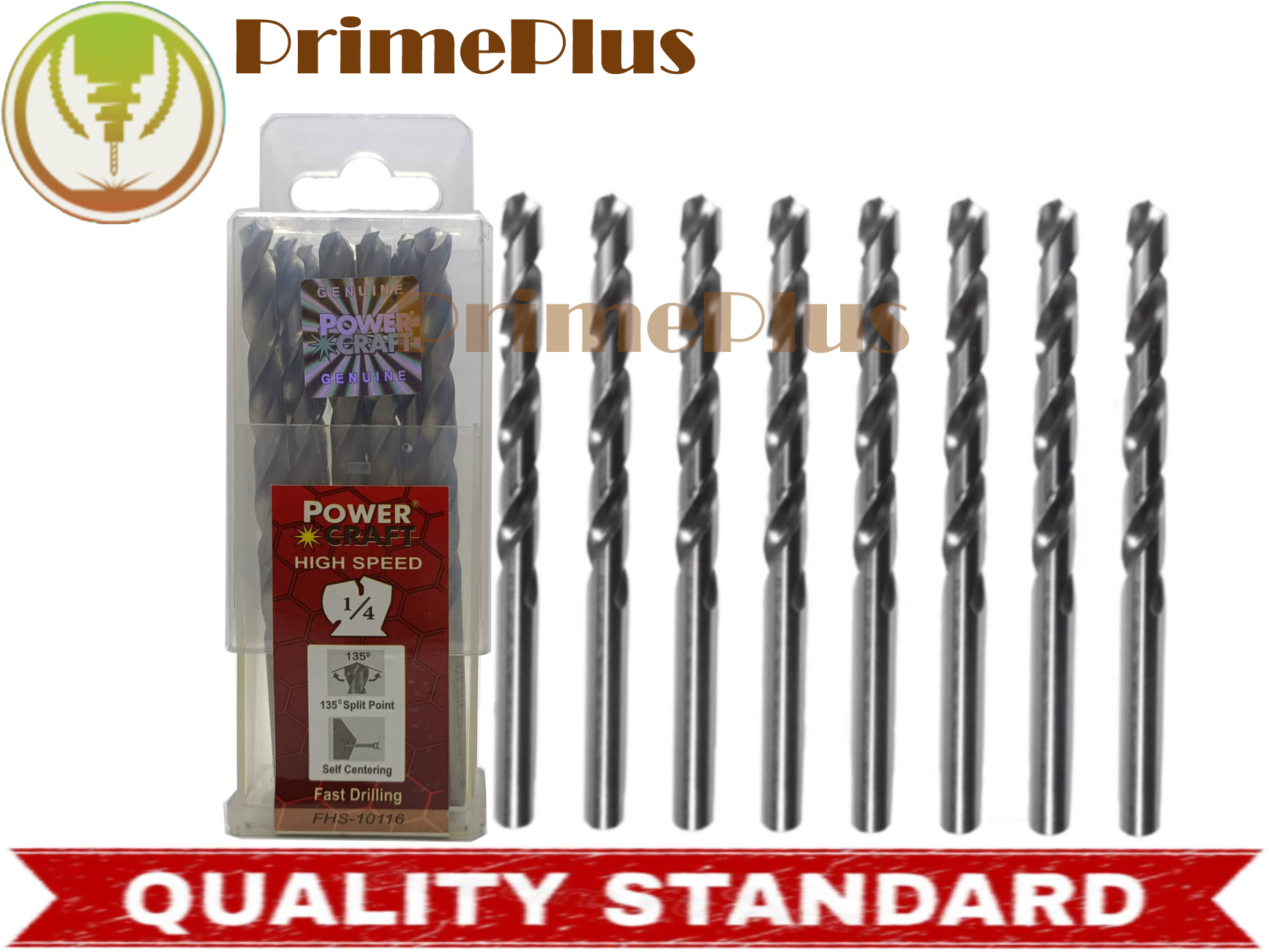 Original Powercraft HSS High Speed Drill BIT FOR METAL STAINLESS Sold ...