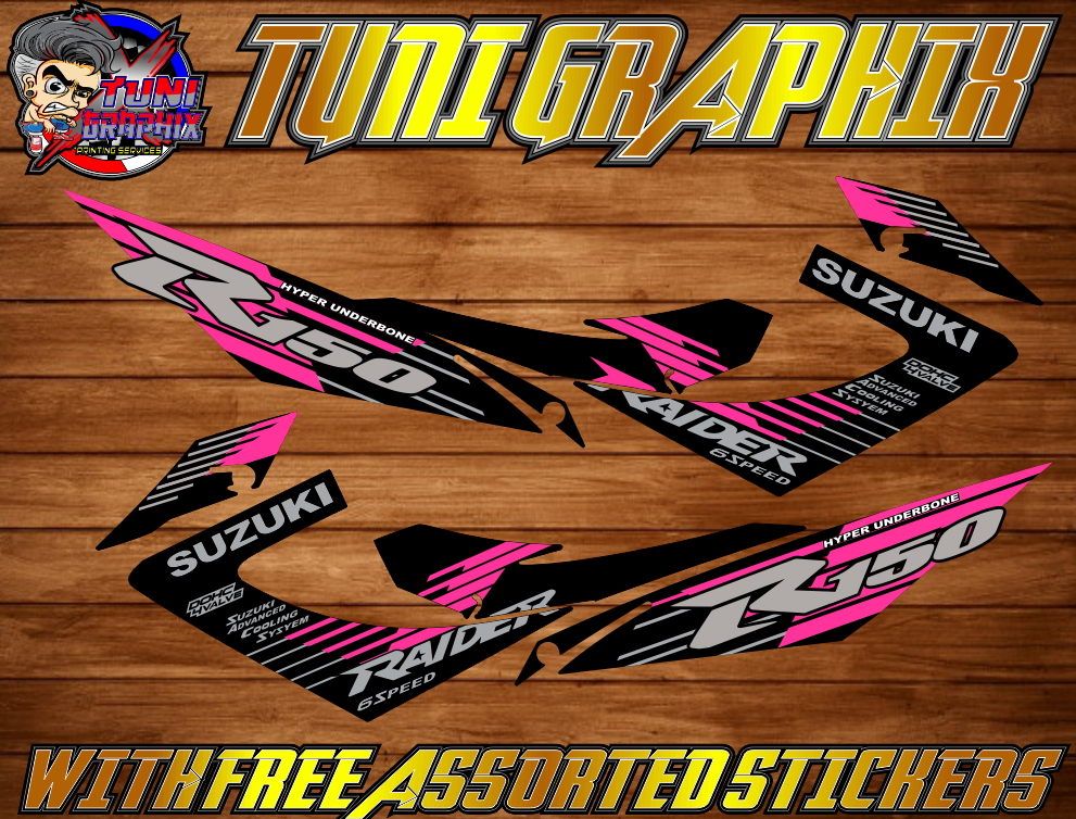SUZUKI RAIDER 150 CARB 2023 STOCK DECALS | Lazada PH