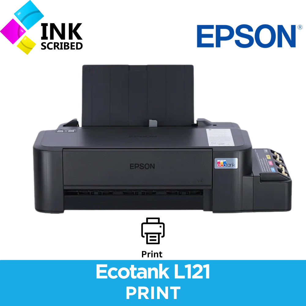 EPSON L121 Single Function Colored Inktank Easy Refillable CISS Printer ...