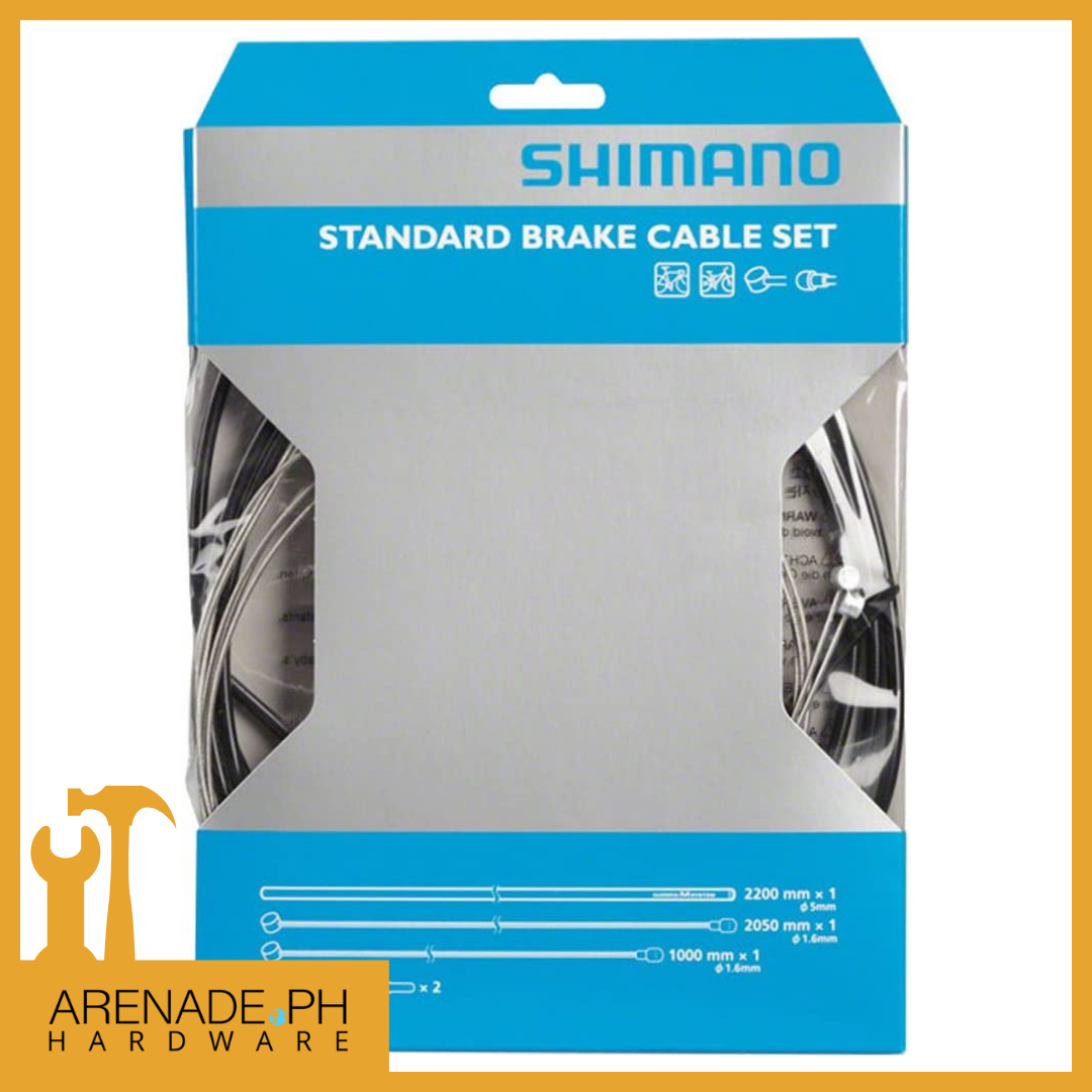 SHIMANO Universal Standard Brake Cable Set, For MTB or Road Bikes ...