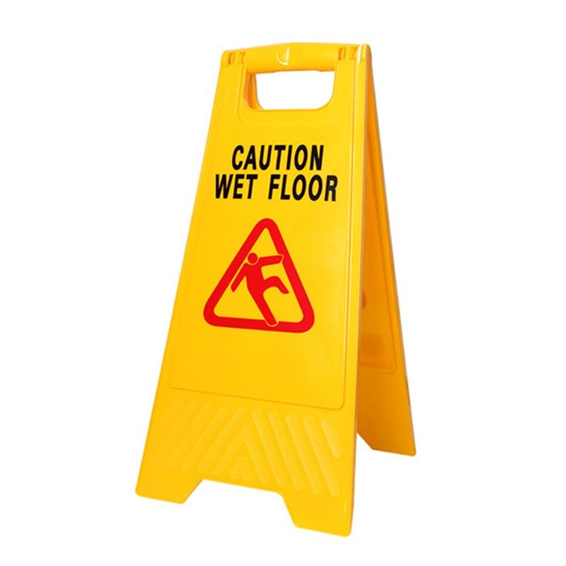 CAUTION WET FLOOR SIGN Durable Yellow A Type Frame 2 Sided | Lazada PH