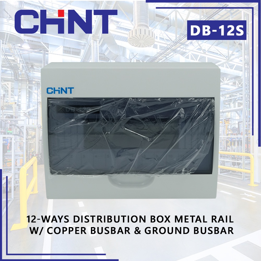Distribution Box with Busbar Surface Type 12 Way CHINT Circuit Breaker ...