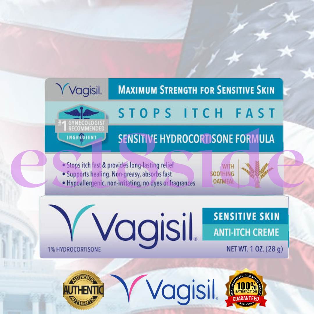 VAGISIL MAXIMUM STRENGTH FEMININE ANTI ITCH CREAM FOR SENSITIVE SKIN ...