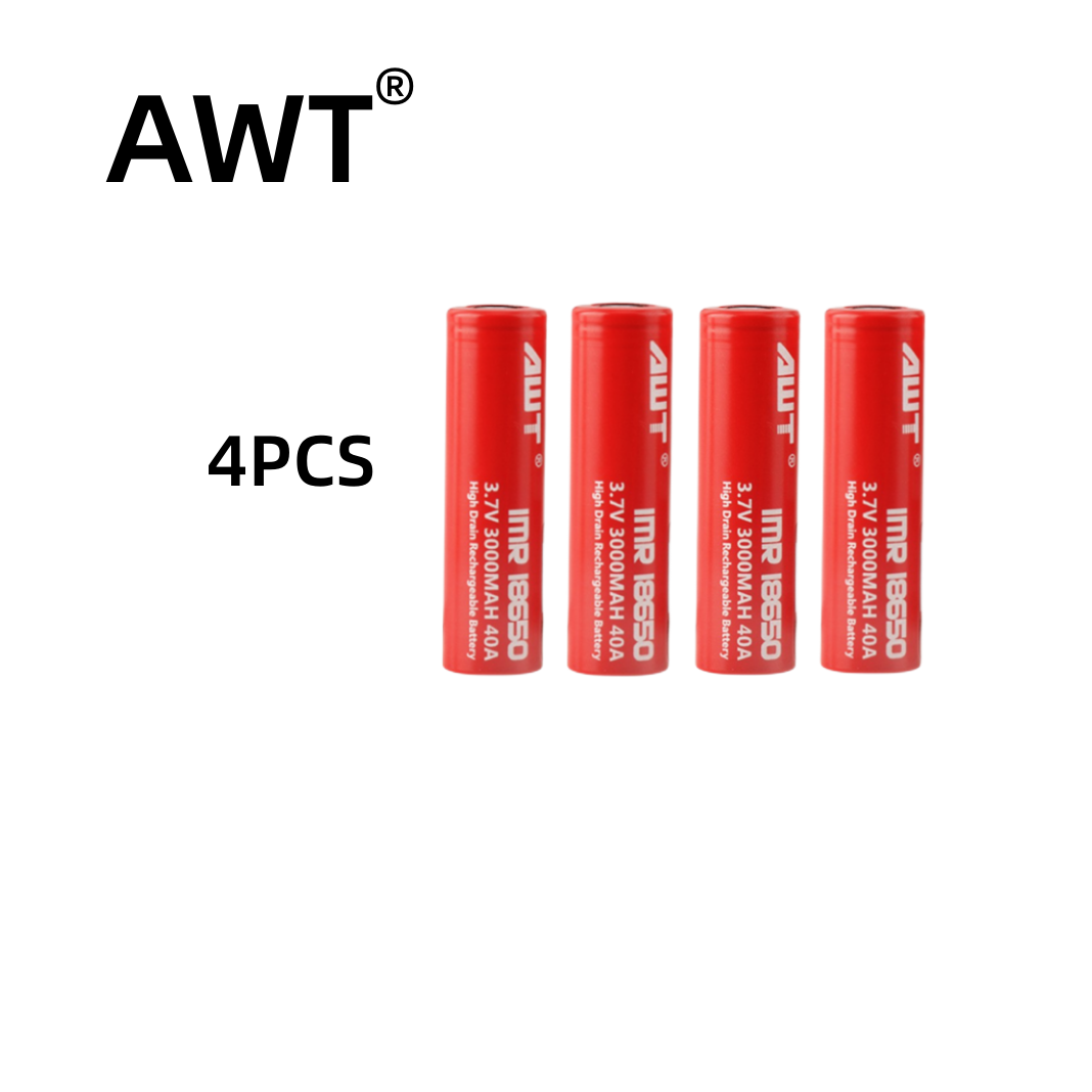 AWT 18650 3000mAh3400mAh3500mAh Battery High Firing3.7V Rechargeable ...