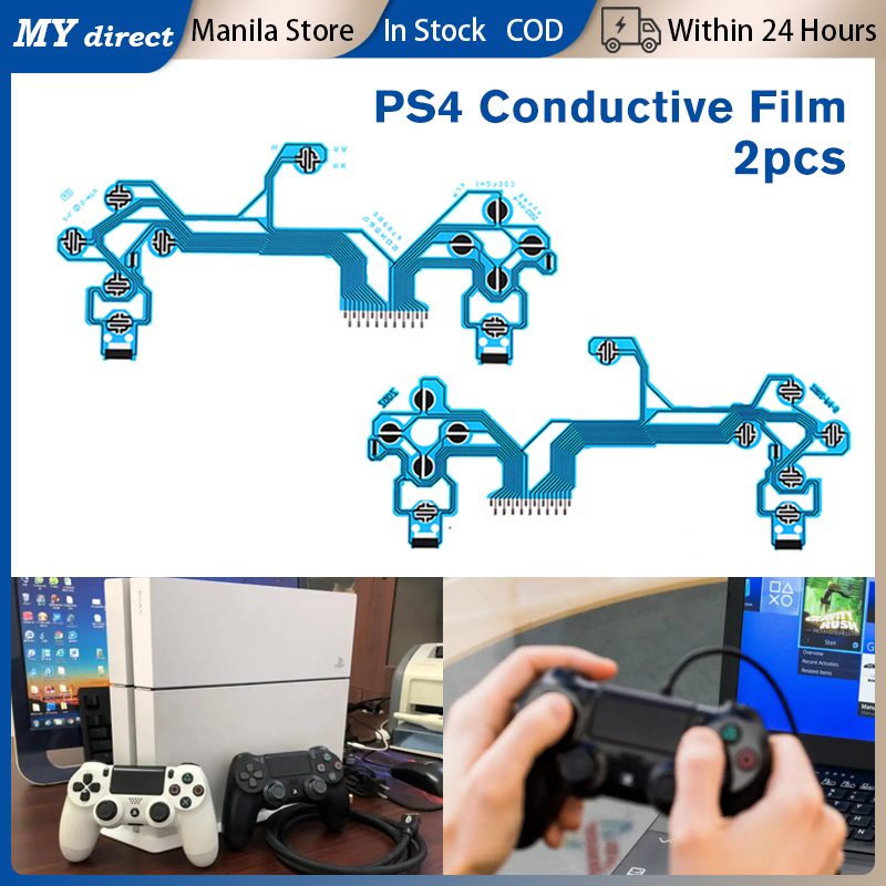 PS4 DS4 Pro Controller Button Conductive Film 050 040 Blue Film Keypad ...