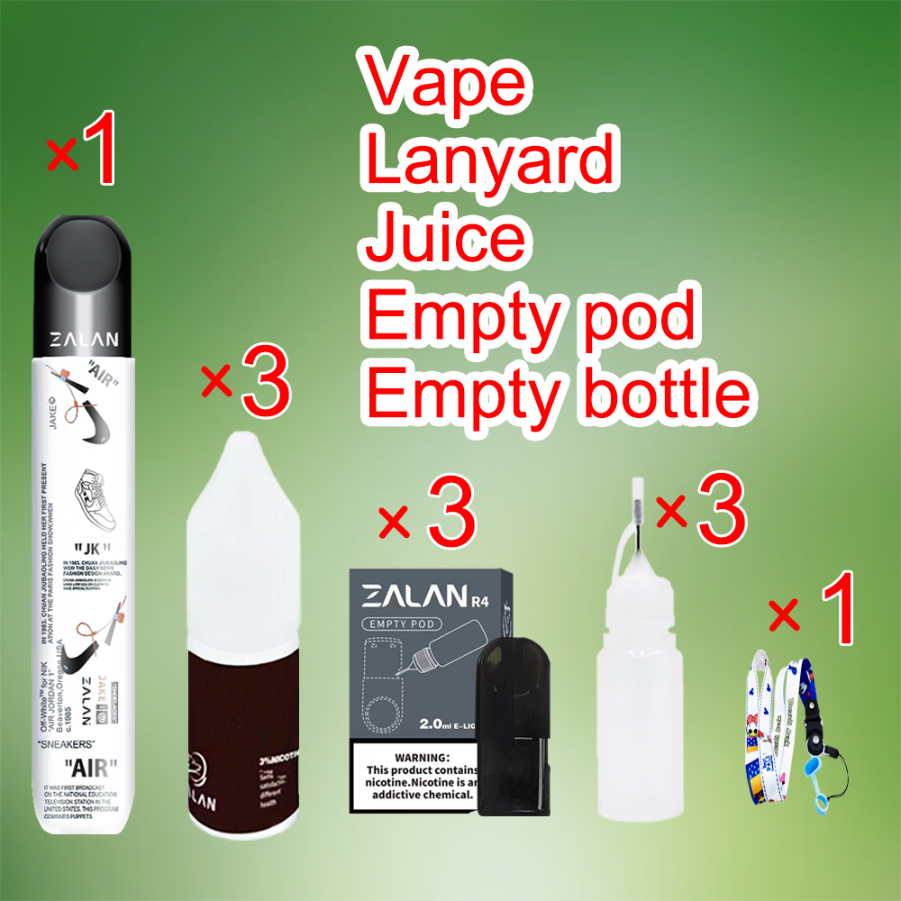 ZALAN R5 INFINITY Mod VapeR(Rechargeable) refil Pods 23optional Flavor ...