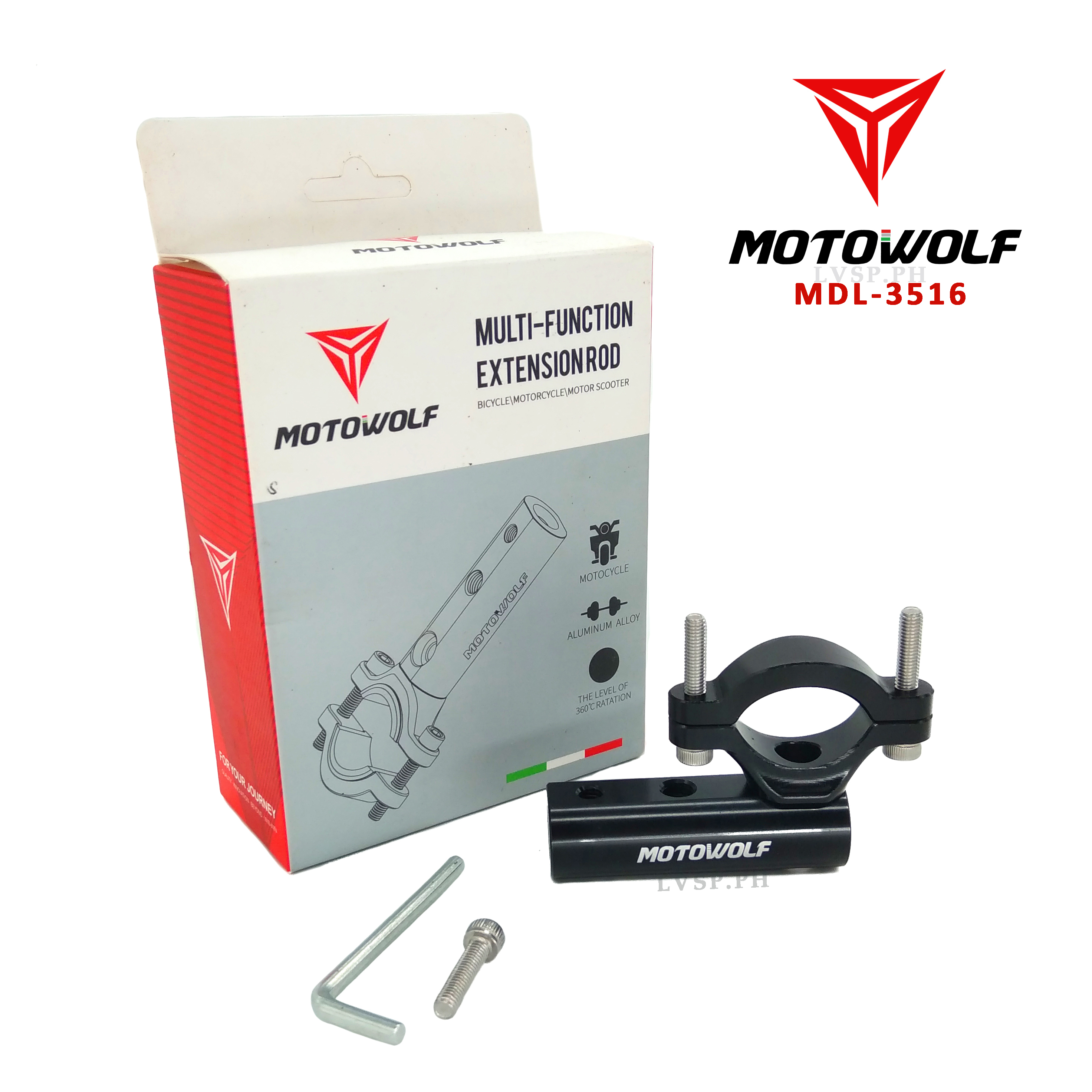ORIGINAL MOTOWOLF MDL-3516 UNIVERSAL EXTENSION BRACKET | Lazada PH