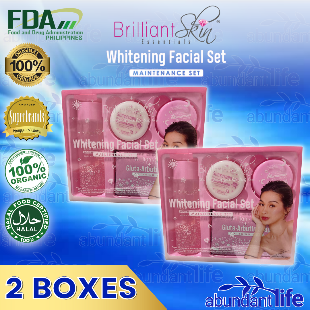 2 SET BRILLIANT SKIN WHITENING FACIAL SET 100% AUTHENTIC SOLD BY ...