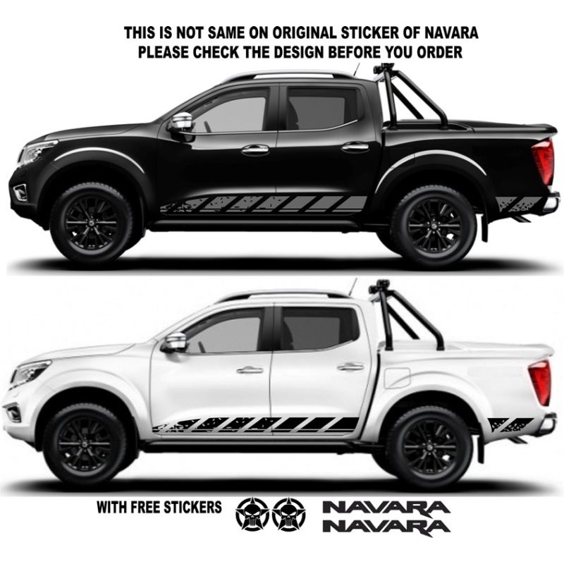Nissan Navara Black Edition Side Sticker For any Models 2pcs | Lazada PH