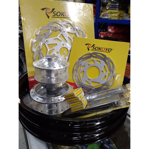 【factory outlet】 Raider 150 rim set ( hub + spokes nipples + set rim ...