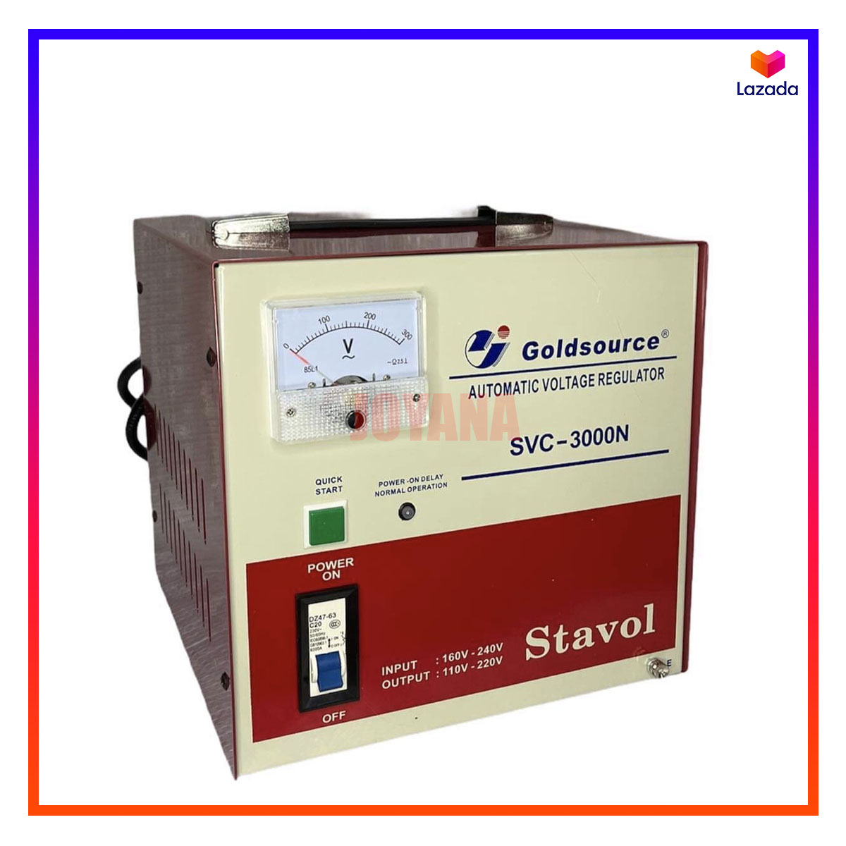Goldsource AVR SVC 3000N with Power On Delay And servo motor ...