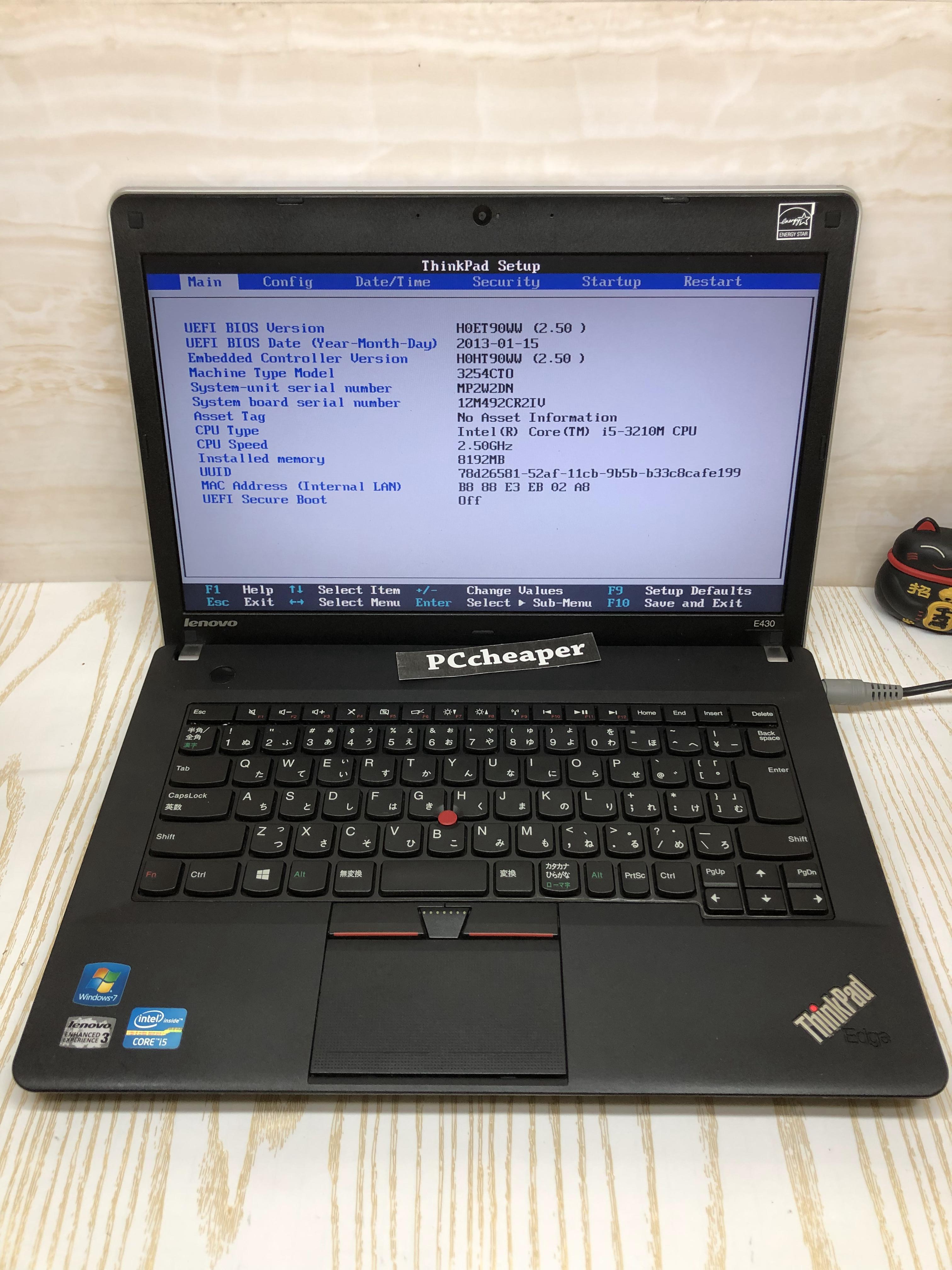 Len laptop ThinkPad x220 e420 e430 i5 2nd gen 3rd gen 4g 8g ram ssd storage with built in camera ...