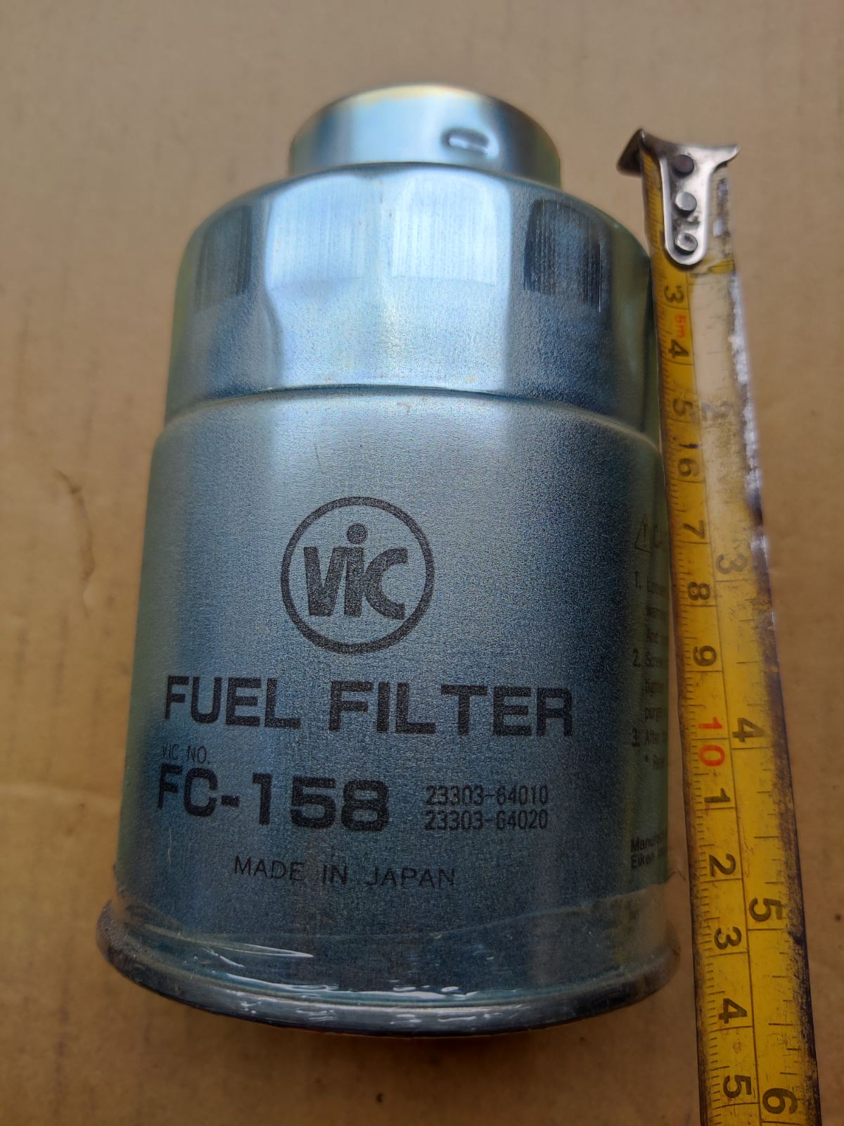 GENUINE VIC Fuel Filter FC-158 Toyota Tamaraw FX DSL Ford Everest ...
