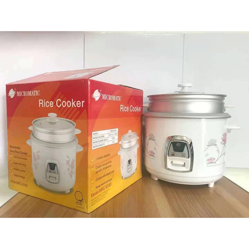 Micromatic Rice Cooker -1.8L 10cups with steamer Rice Cooker（MRC-818D ...