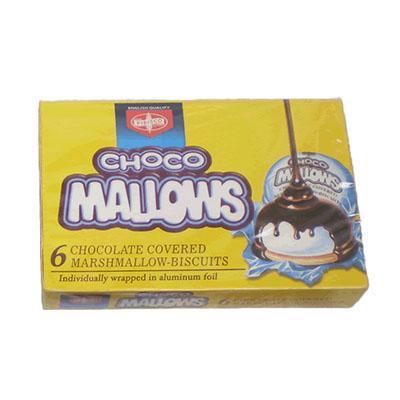 Fibisco Choco Mallows 6 Chocolate Covered Marsmallow Biscuits ( 125 g ...