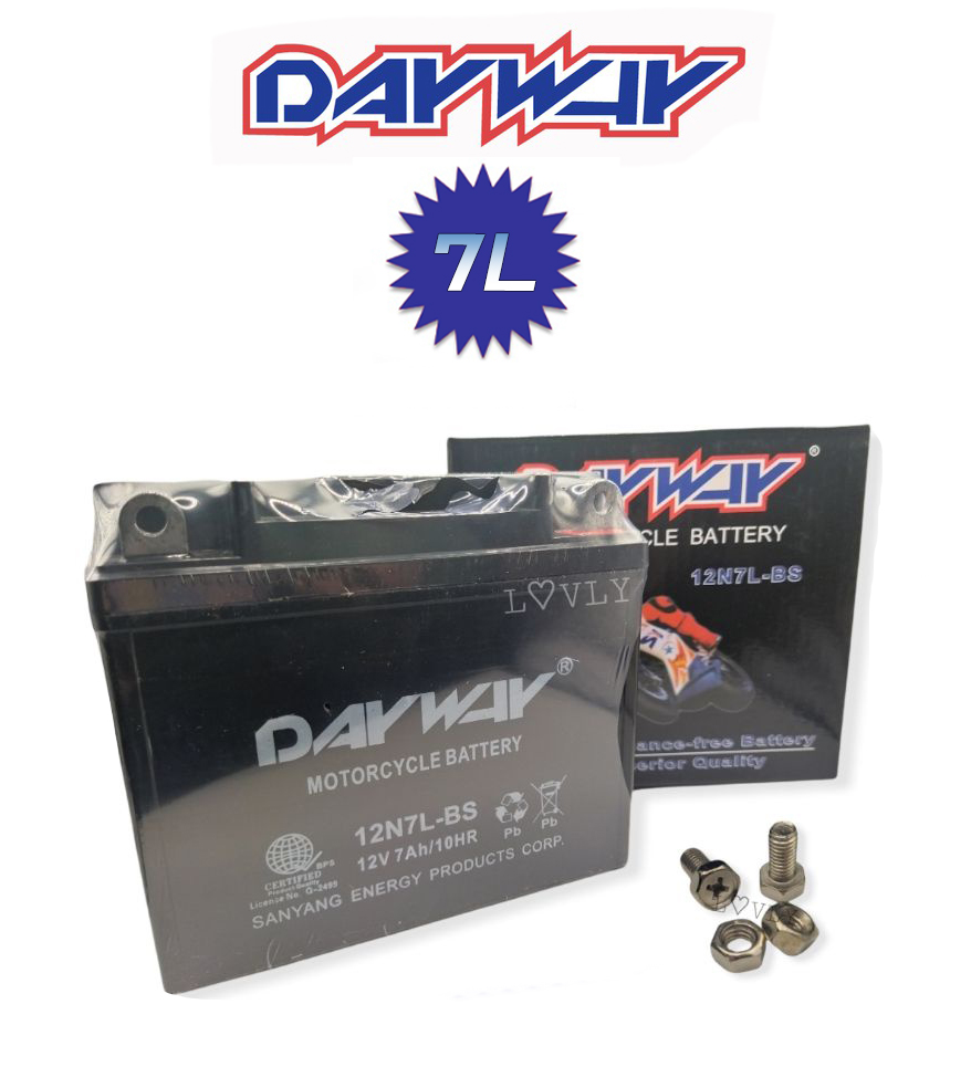 COD ORIGINAL 1PC DAYWAY Battery Charger Motorcycle Battery 2.5L/3L/4L/5L/6.5L/7L/9A/9L | Lazada PH