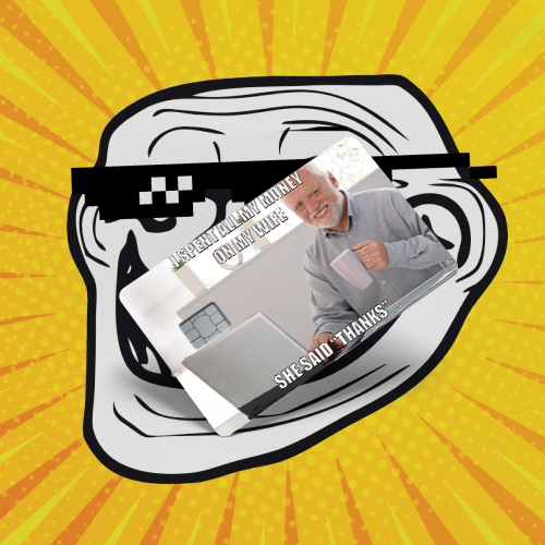 Meme Themed Card Sticker Skins For Atm Cards And Loyalty Cards | Lazada PH