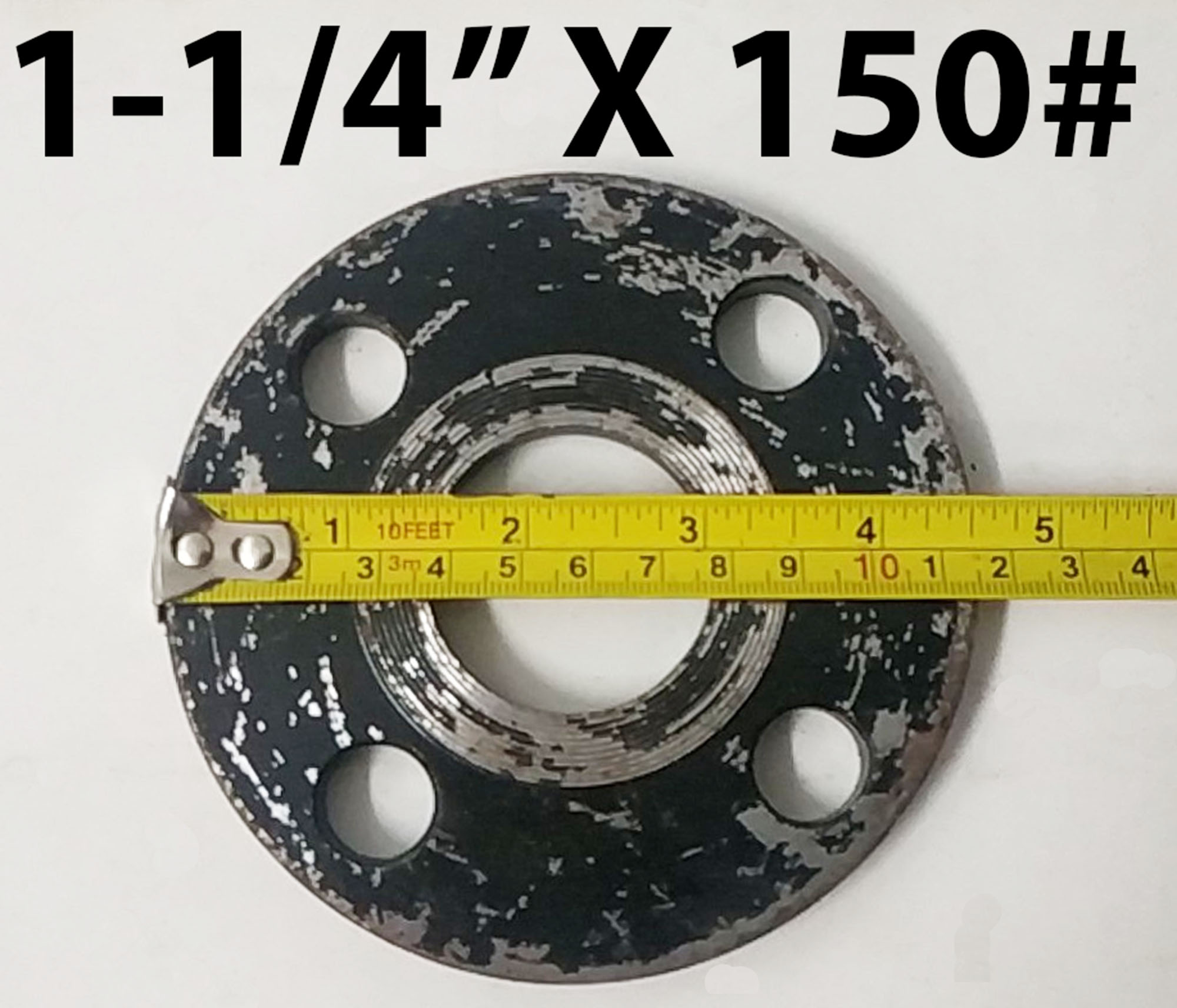 BI SLIP ON FLANGE 1-1/4" x 150# FLAT FACE BLACK IRON | Lazada PH