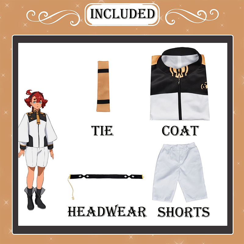 Gundam Suletta Mercury Cosplay Costume Outfit Halloween Carnival Party ...