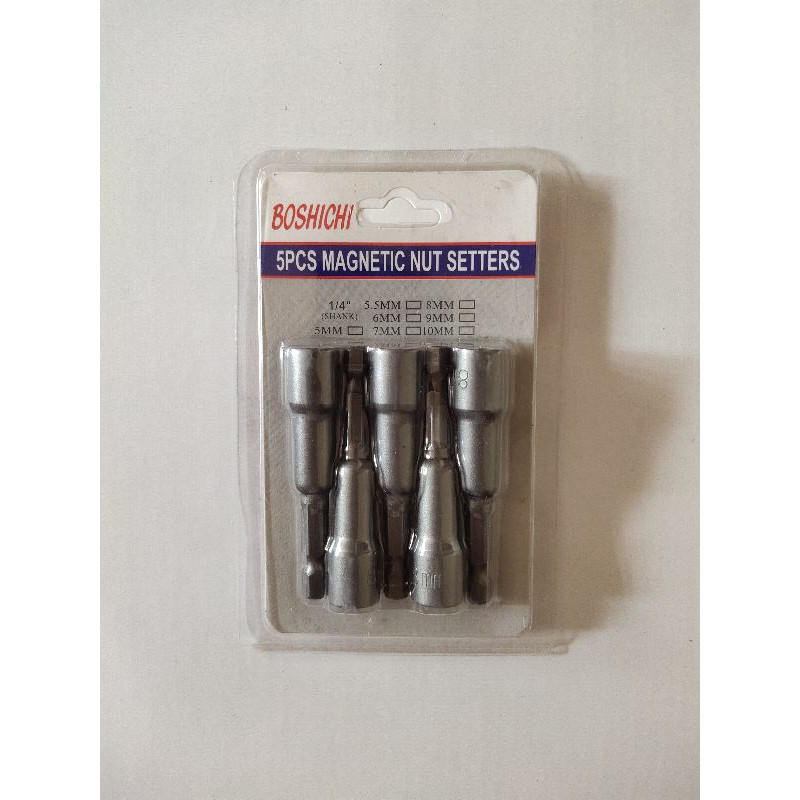 teks screw adaptor /Magnetic nut setters (5pcs.) 8mm | Lazada PH