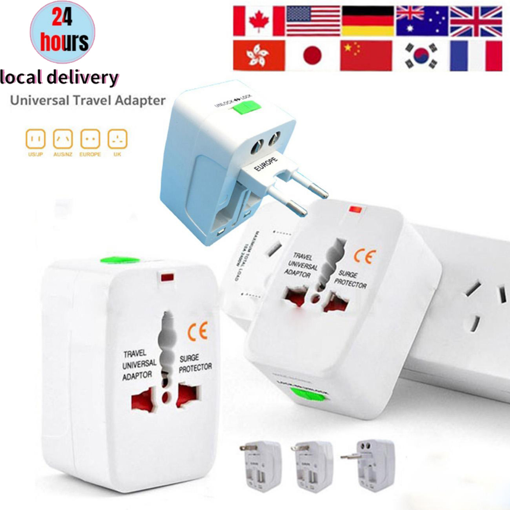Tri-Town Universal AC Travel Power Plug Conversion Adaptor Power ...