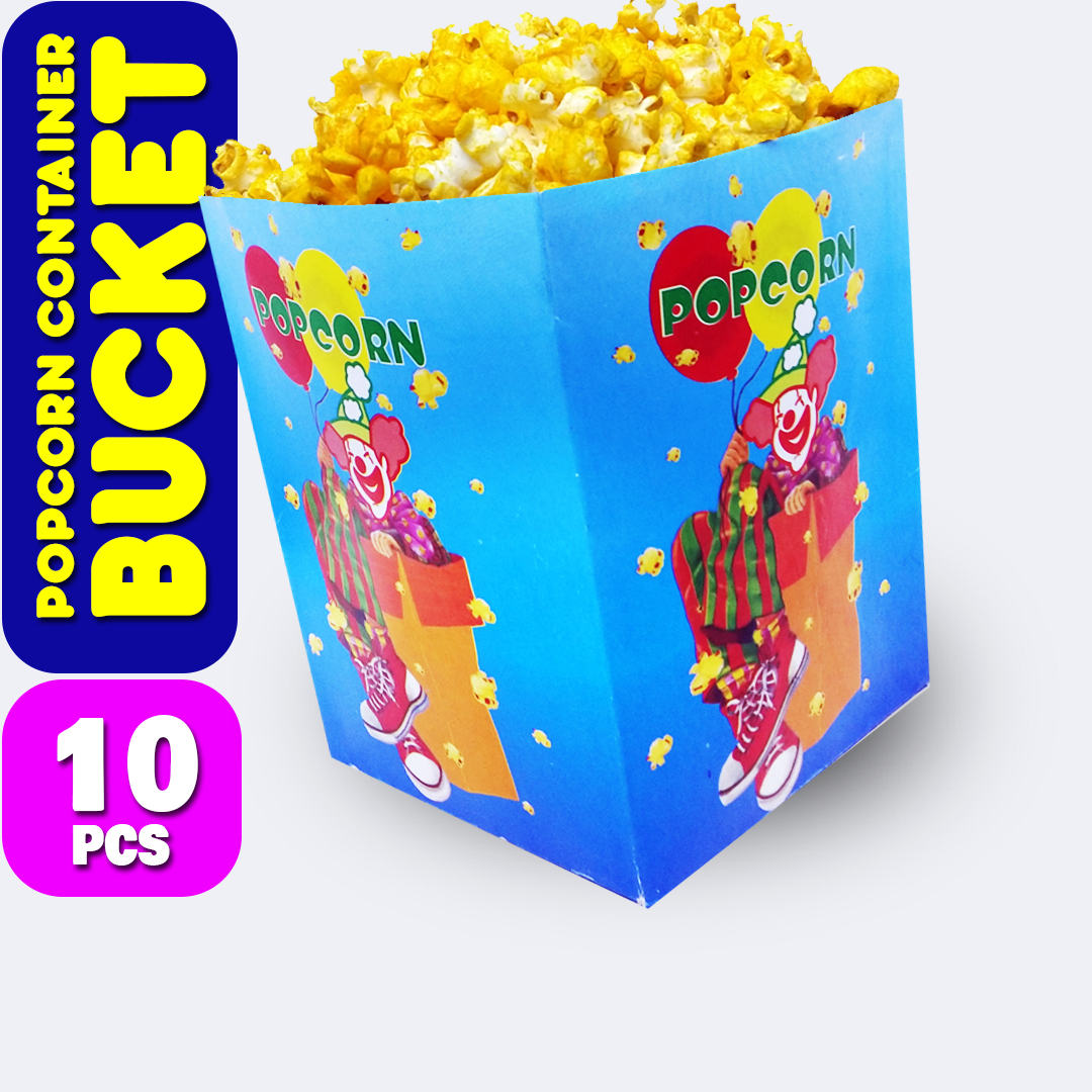 POPPEROO 10pcs Bucket - Popcorn Packaging | Lazada PH
