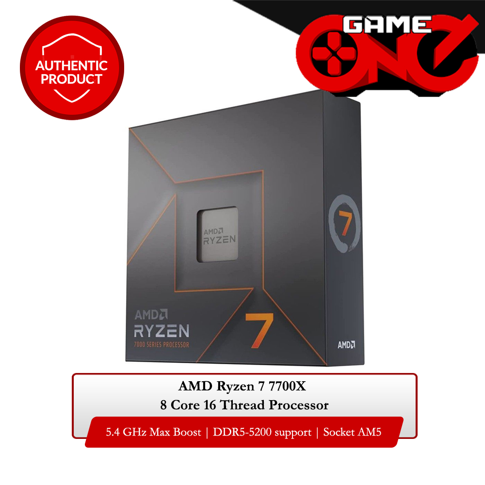 AMD Ryzen 7 7700X 8 Core 16 Thread Processor | Lazada PH