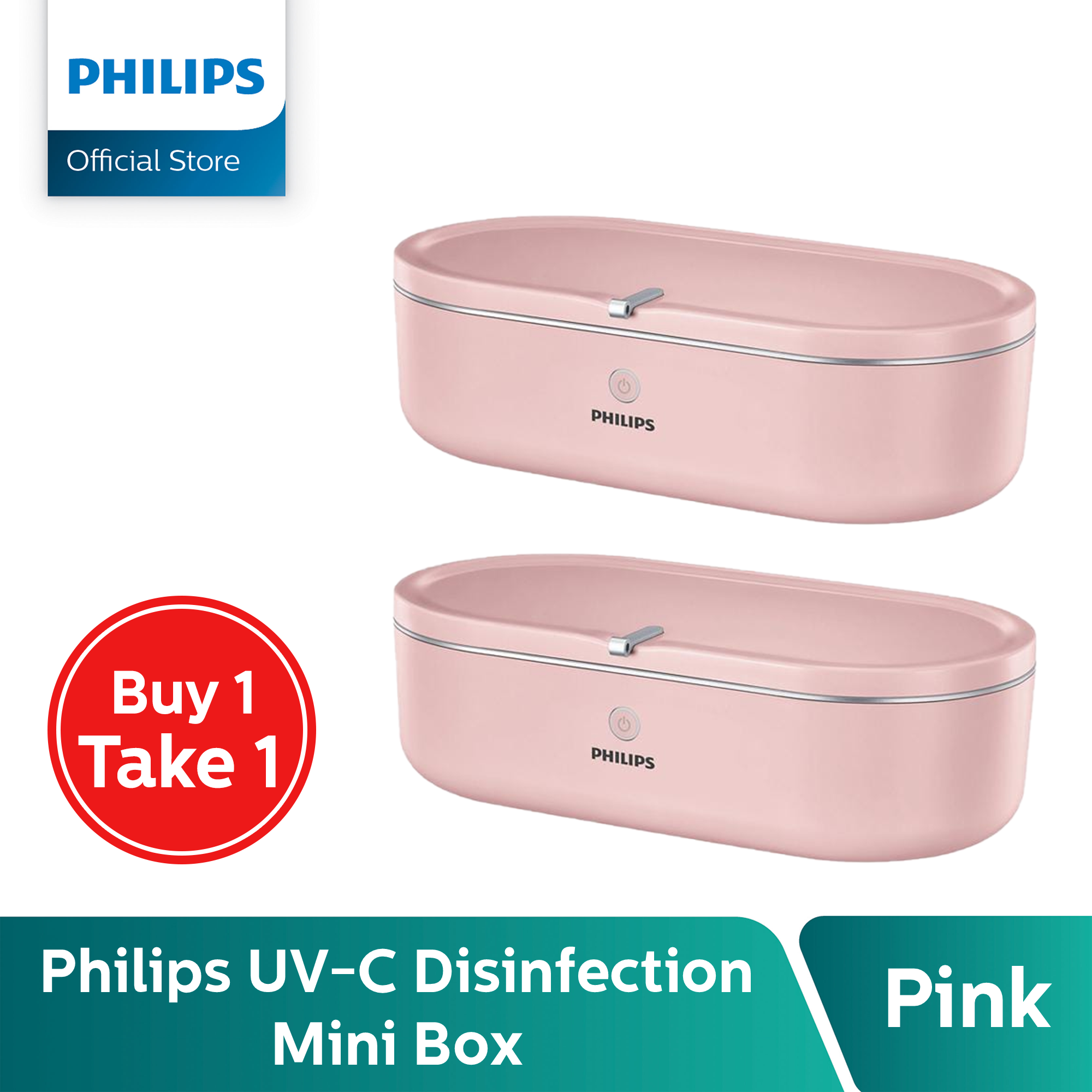 [BUY 1 TAKE 1]Philips UV-C Disinfection Mini Box | Lazada PH