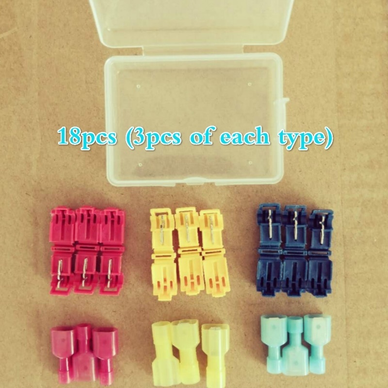 18pcs/30pcs Set Scotch Lock Quick Splice Connector Terminals Assortment ...