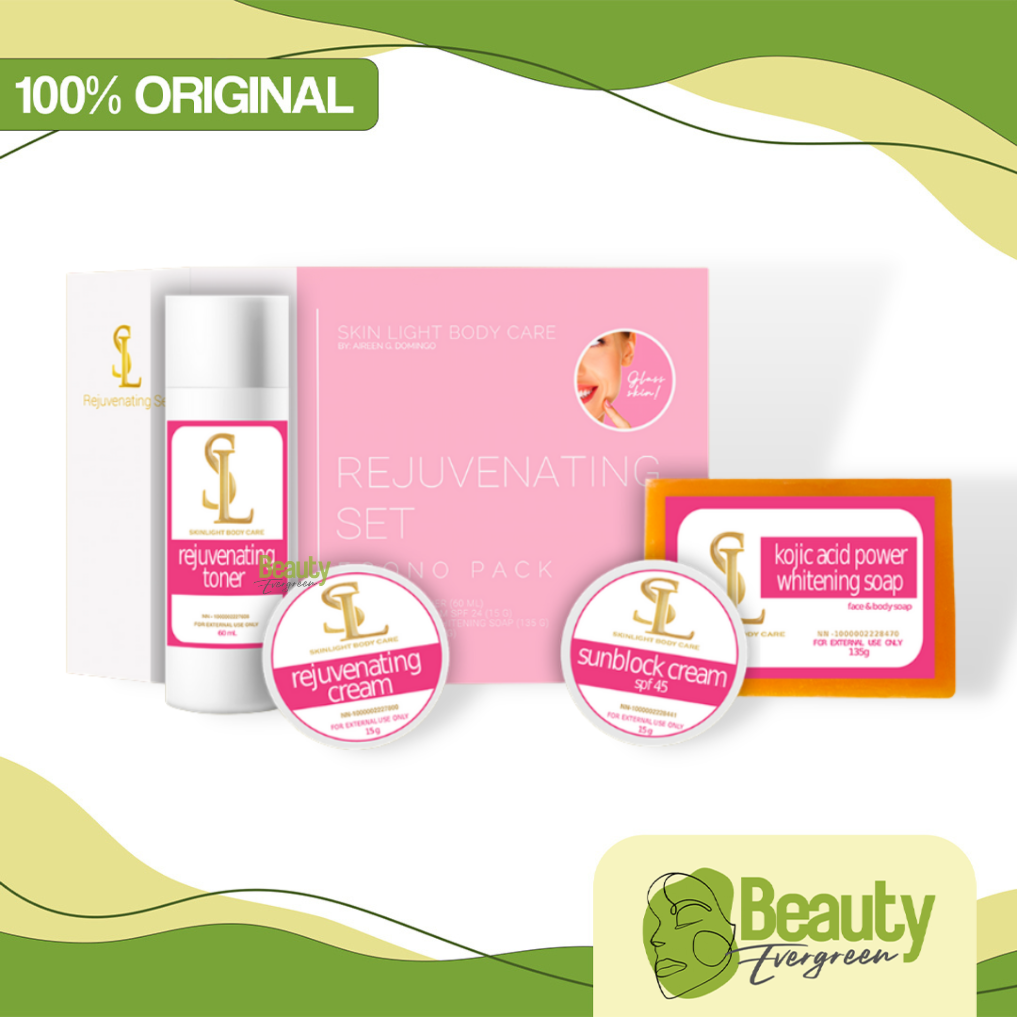 SKIN LIGHT REJUVENATING SET (ECONO PACK) | Lazada PH