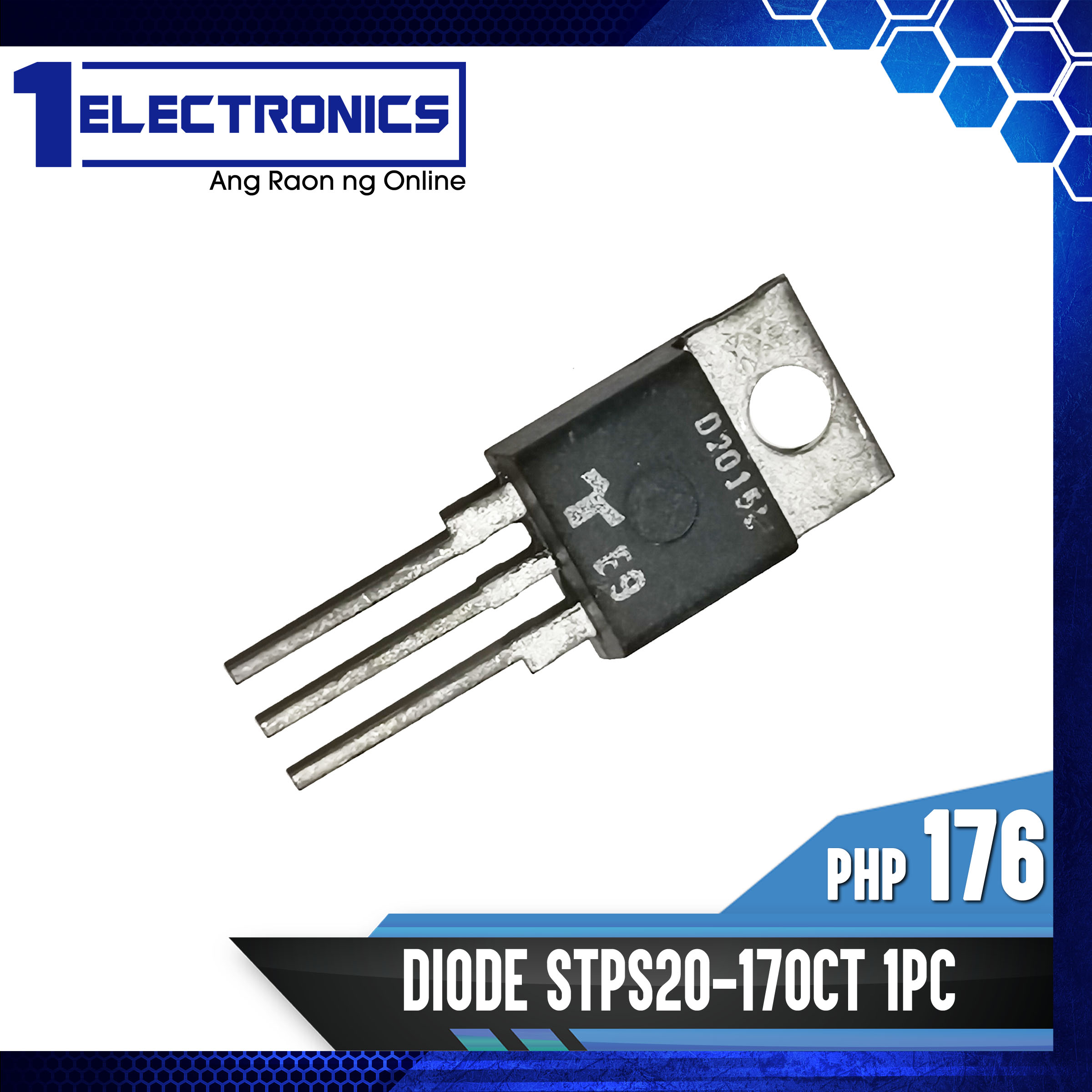 1Electronics 1pc DIODE STPS20-170CT | Lazada PH