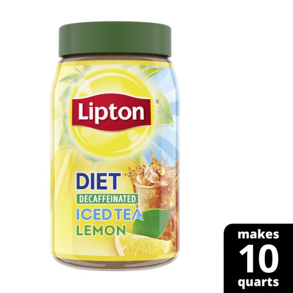 Sugar-Free / Zero Sugar Powder Diet Lipton Lemon/ Raspberry/ Decaf Iced ...