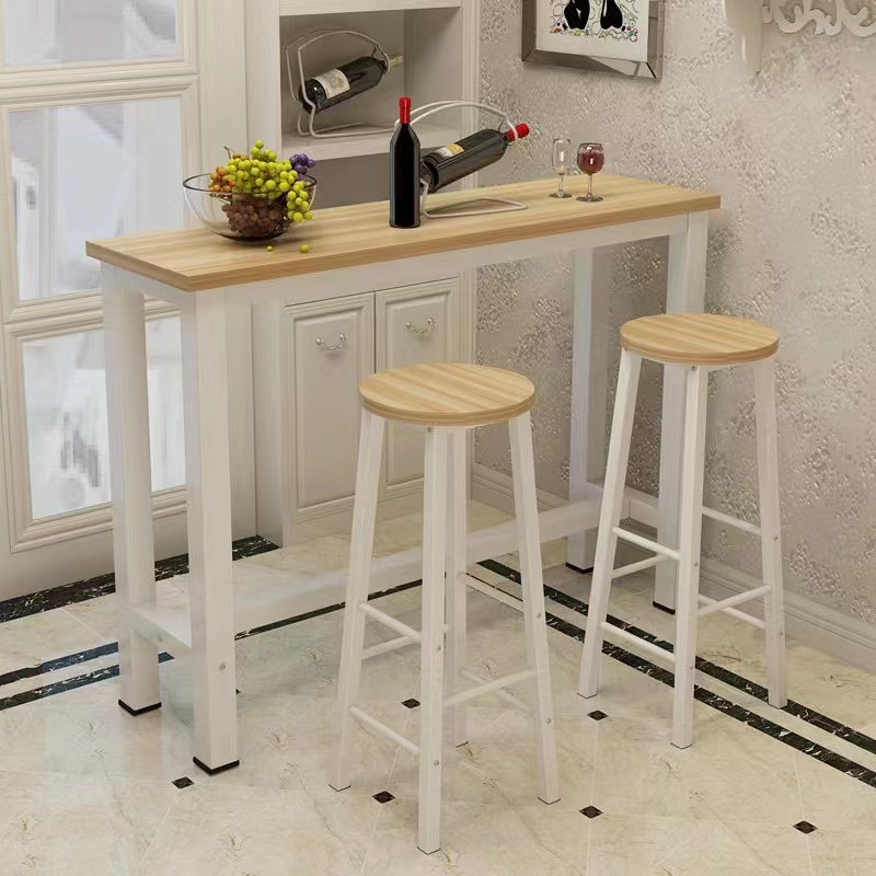 MYHOME Bar Table Home Living Room Long Table High Table Chair ...
