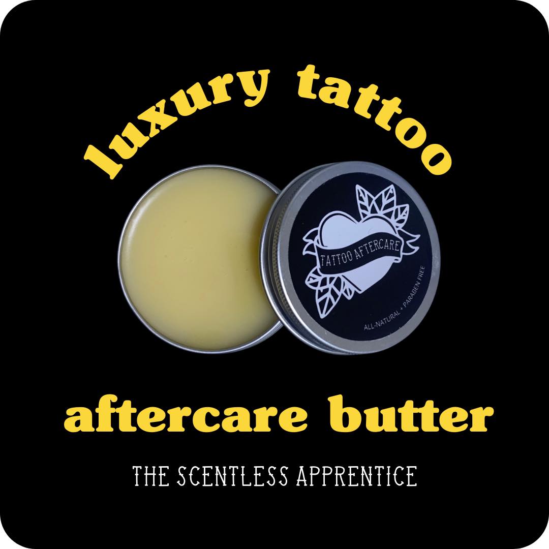The Scentless Apprentice Skin Butter 100% All Natural Tattoo Aftercare ...
