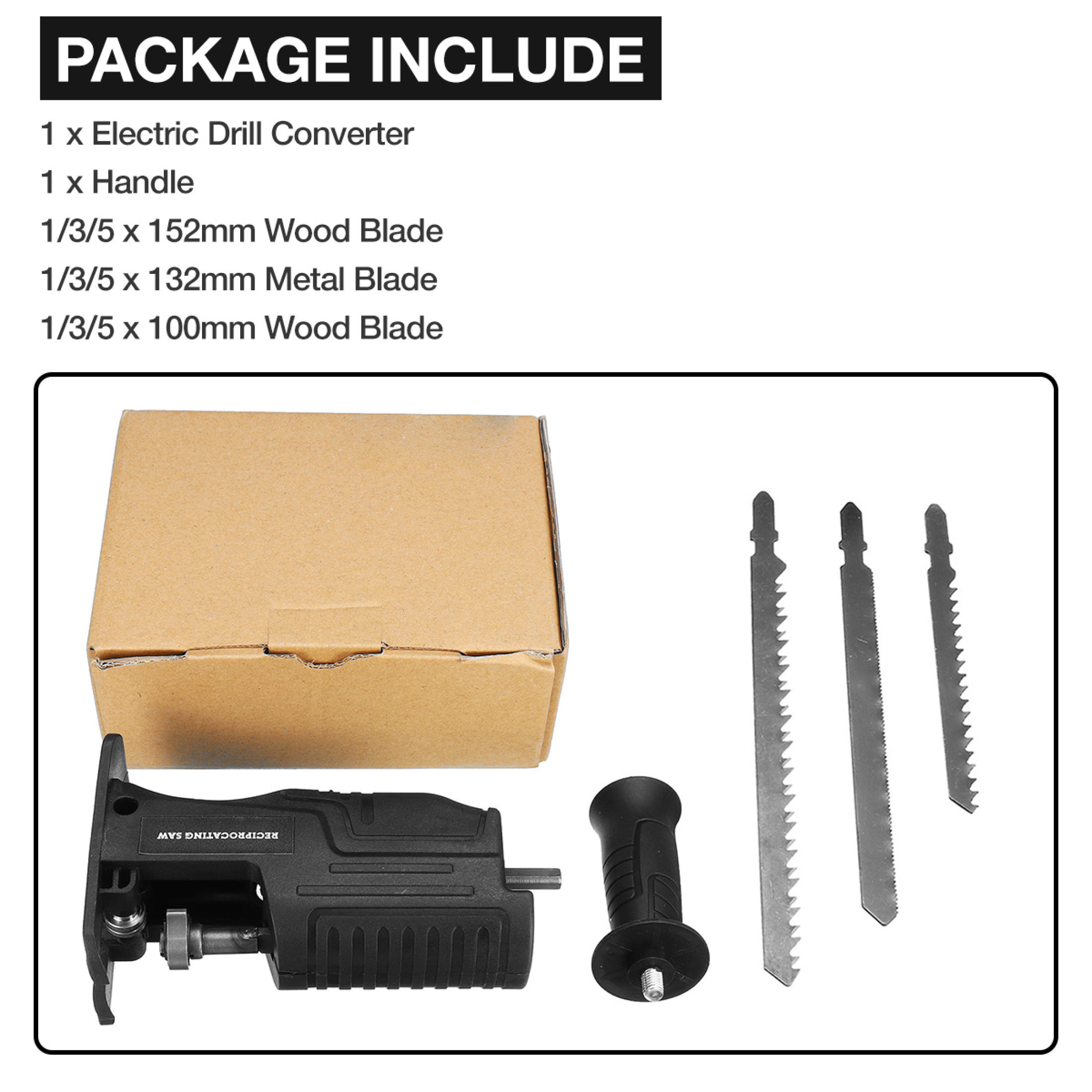 Electric Drill Jig Saws Connector Woodwork Cutting Electric Drill ...