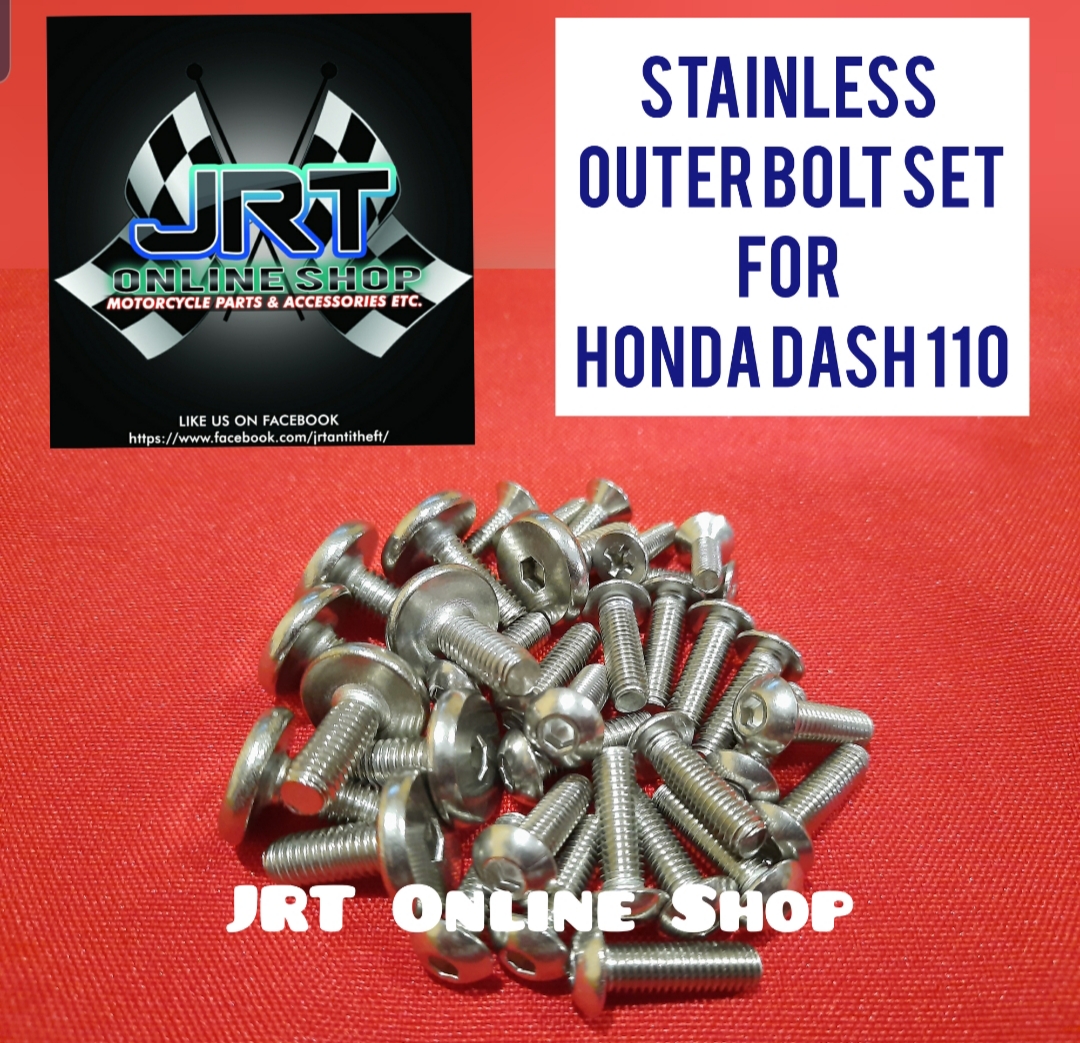 Honda Dash Outer Stainless Bolts Set | Lazada PH