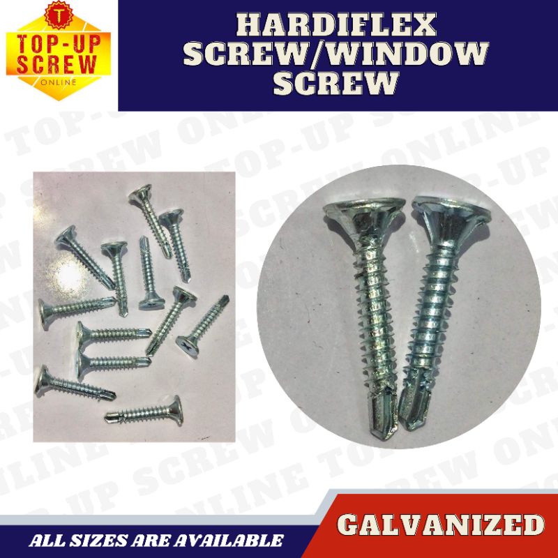 Hardiflex screw || Sold per 100pcs | Lazada PH