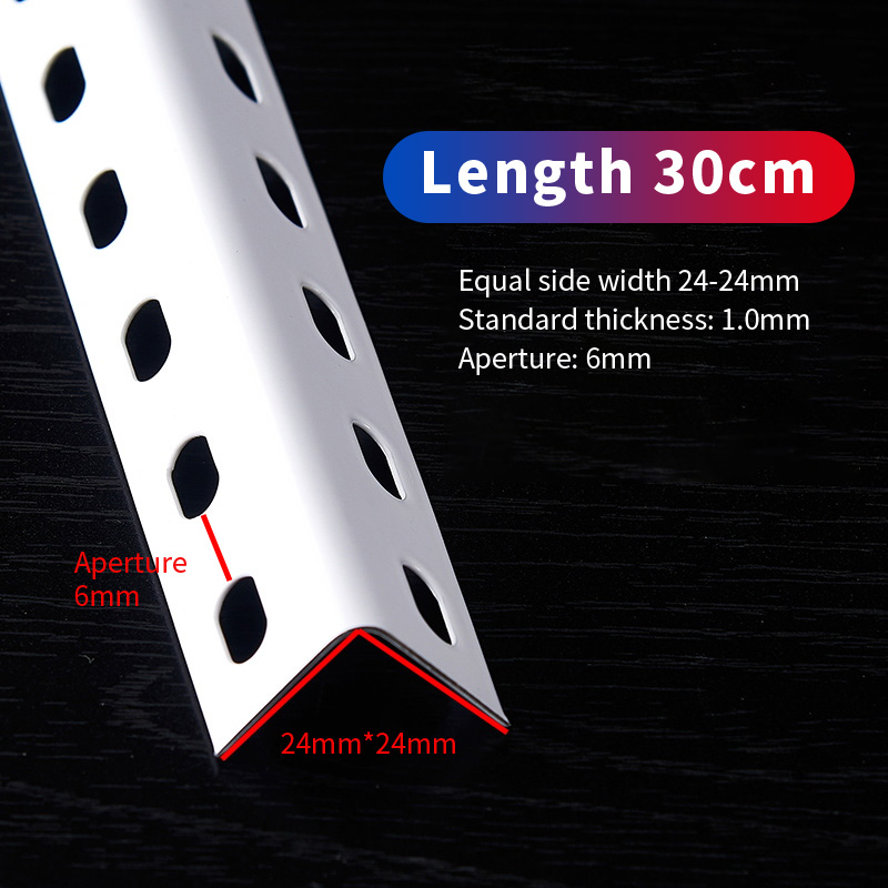 Stainless Steel Slotted Angle Bar - DIY Shelf Accessories with , Oval ...