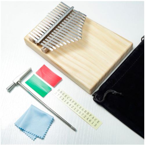 KALIMBA PORTABLE THUMB PIANO GD 17 Keys Pocket Musical Instrument ...