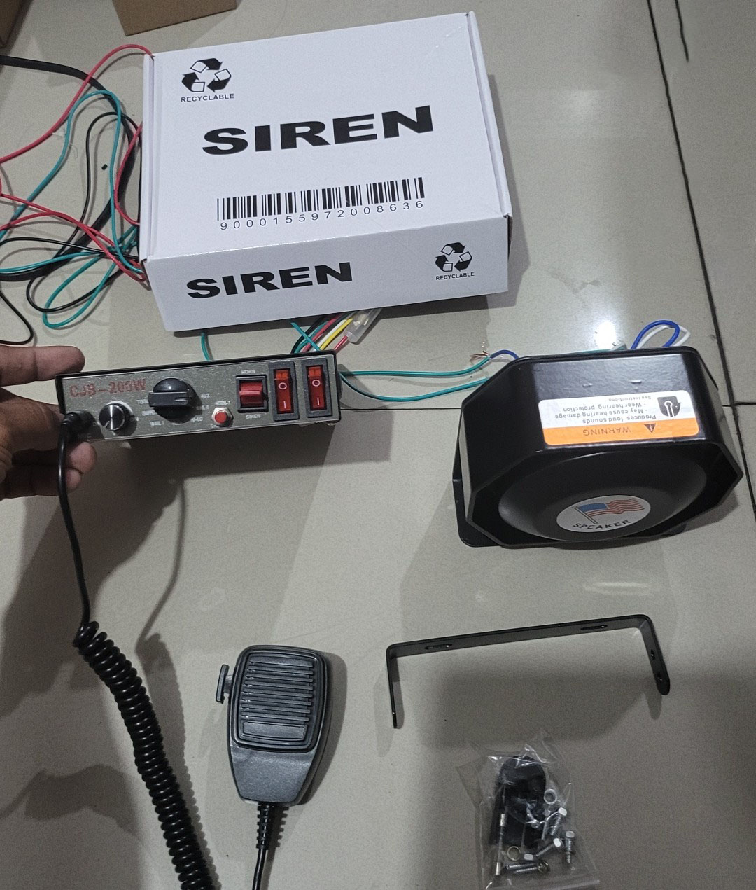 Code 3 Siren with Public Address and Wang Wang Speaker | Lazada PH