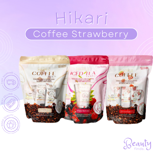 ORIGINAL Hikari Iced Tea Strawberry Tea Slimming Coffee For Weight Loss ...